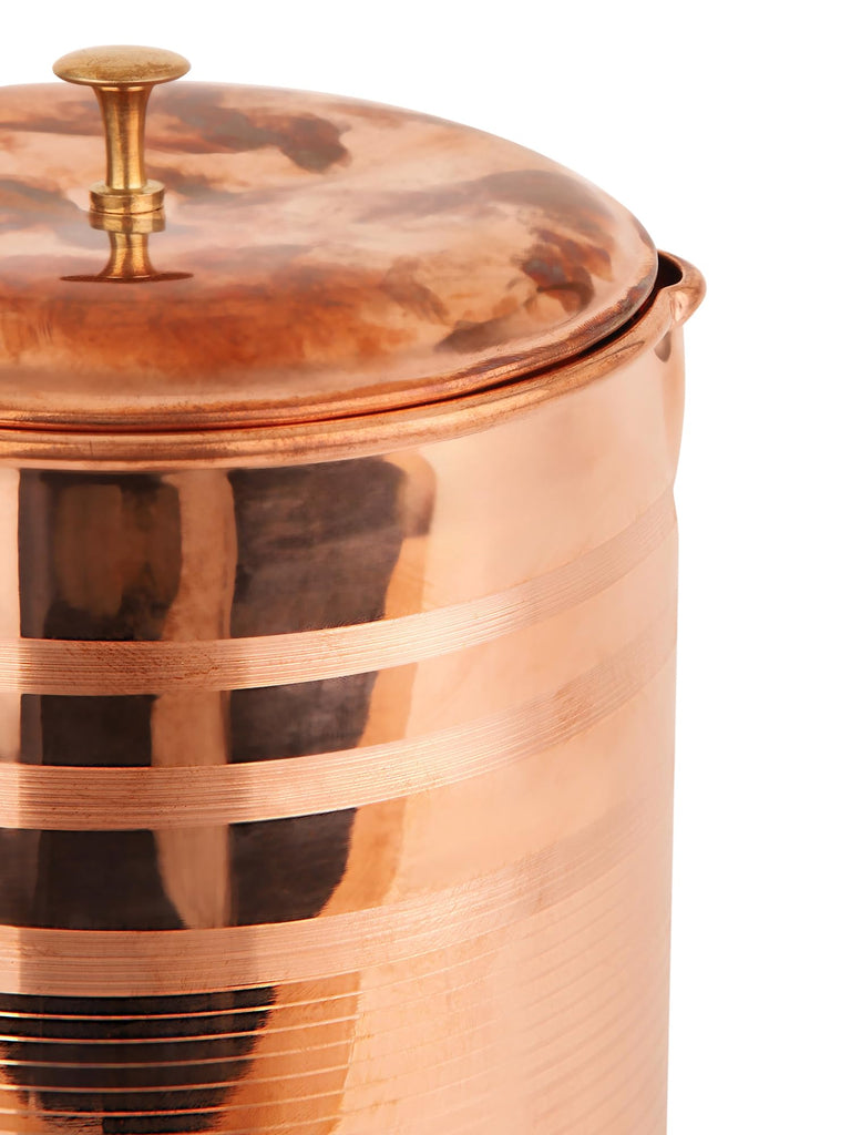 USHA SHRIRAM Pure Copper Water Jug 2 Litre | Eco-Friendly – GB Usha